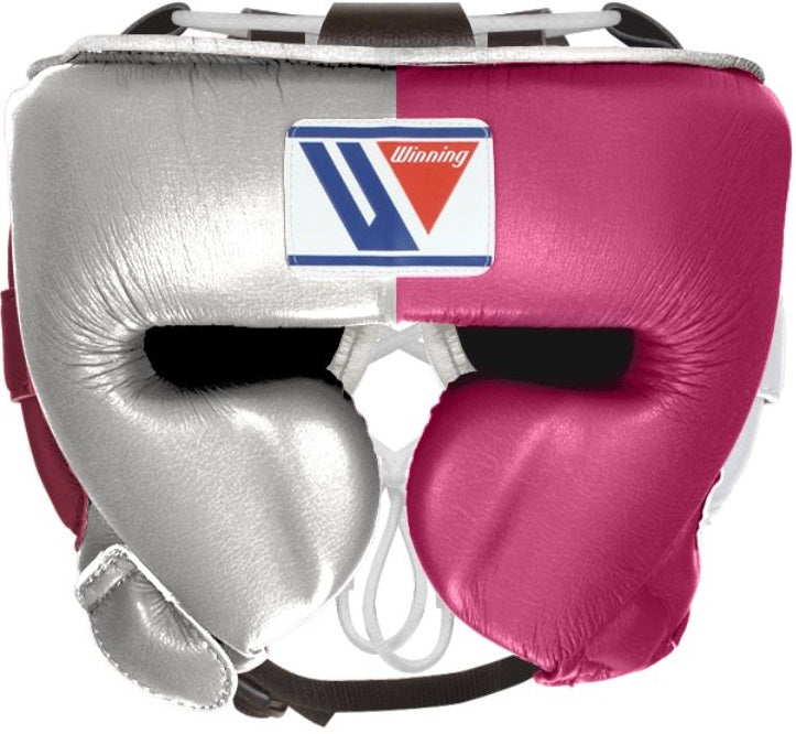 Winning Cheek Protector Headgear - Silver · Wine Red – WJapan Boxing