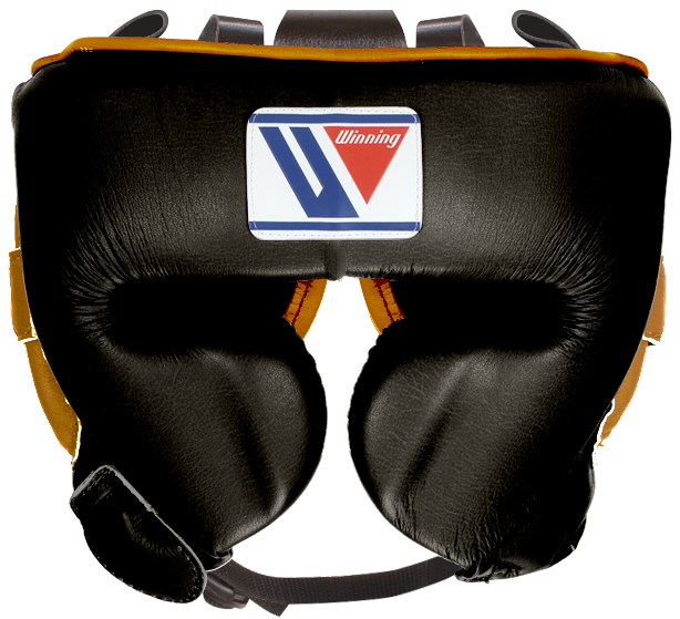 Winning Cheek Protector Headgear - Black · Gold – WJapan Boxing