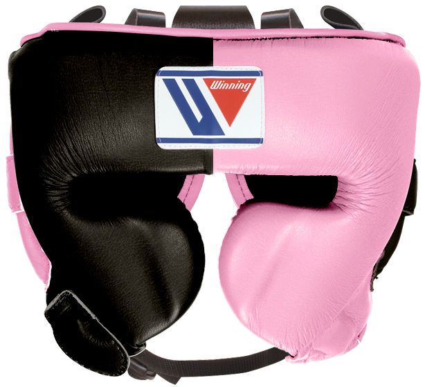 Winning Cheek Protector Headgear - Black · Pink – WJapan Boxing