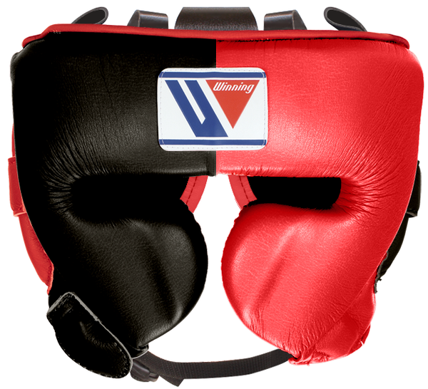 Winning Cheek Protector Headgear - Red · Black – WJapan Boxing