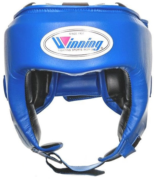 Winning Open Face Headgear - Blue – WJapan Boxing
