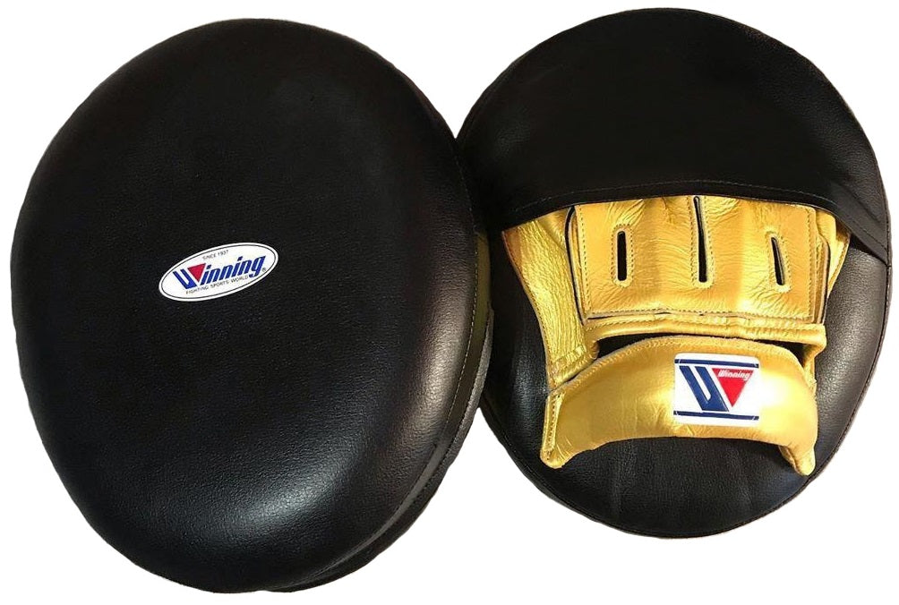 Winning Soft Type Mitts - Finger Cover - Black · Gold – WJapan Boxing