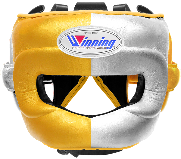 Winning Full Face Headgear - Gold · Silver – WJapan Boxing