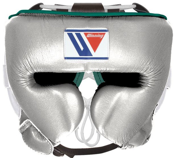 Winning Cheek Protector Headgear - Silver · Green – WJapan Boxing