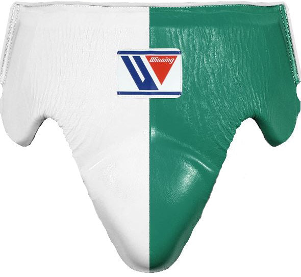 Winning Standard Cut Groin Protector - White · Green – WJapan Boxing