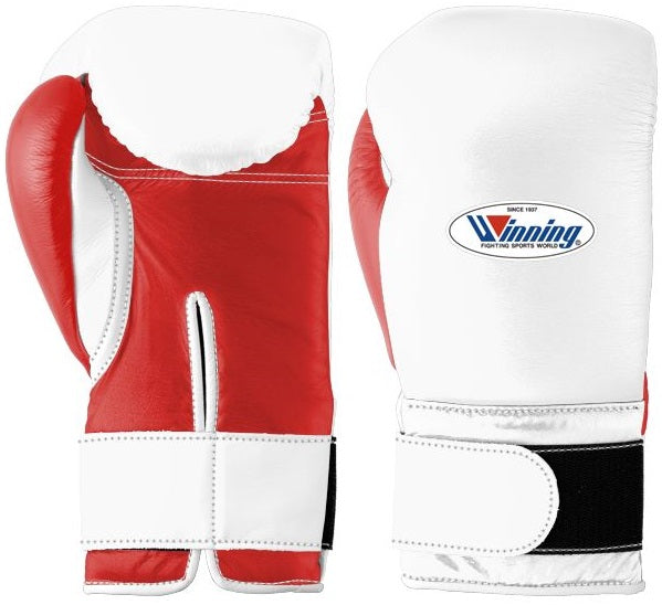 Winning Velcro Boxing Gloves - White · Red – WJapan Boxing