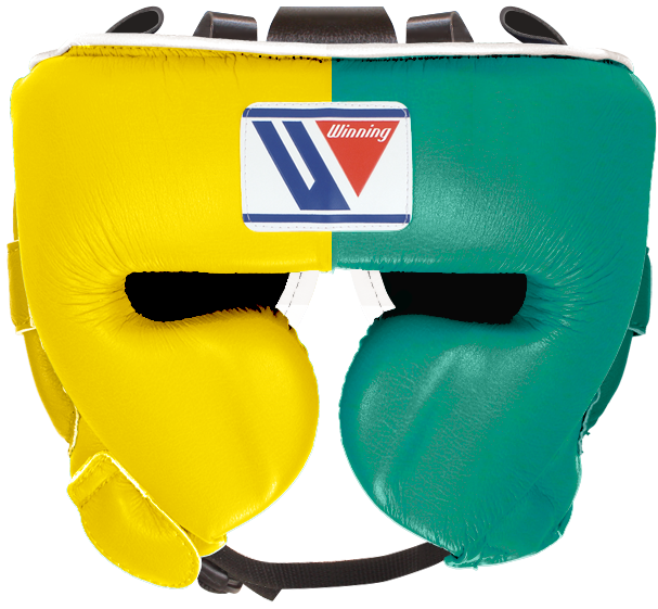 Winning Cheek Protector Headgear - Yellow · Green – WJapan Boxing